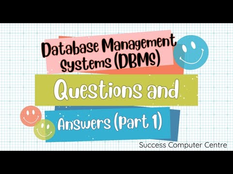 Database Management System DBMS Questions and Answers (part 1) - YouTube