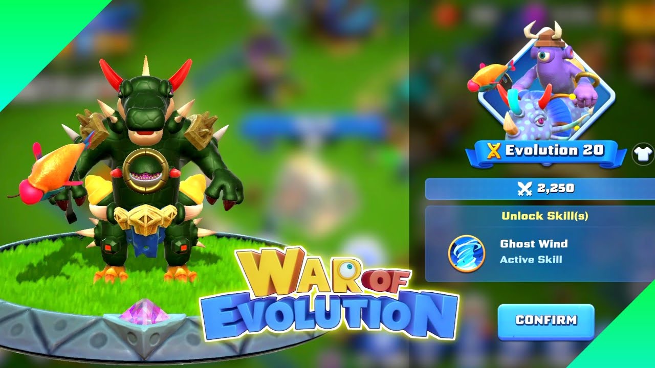 War of Evolution Mobile | Battle Upgrade Max Evolution 20 - YouTube