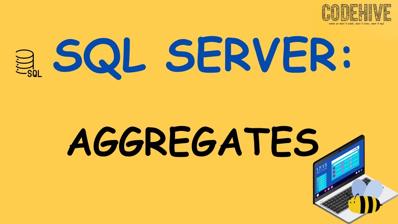 Sql Tutorial What Are Aggregates Youtube 9063