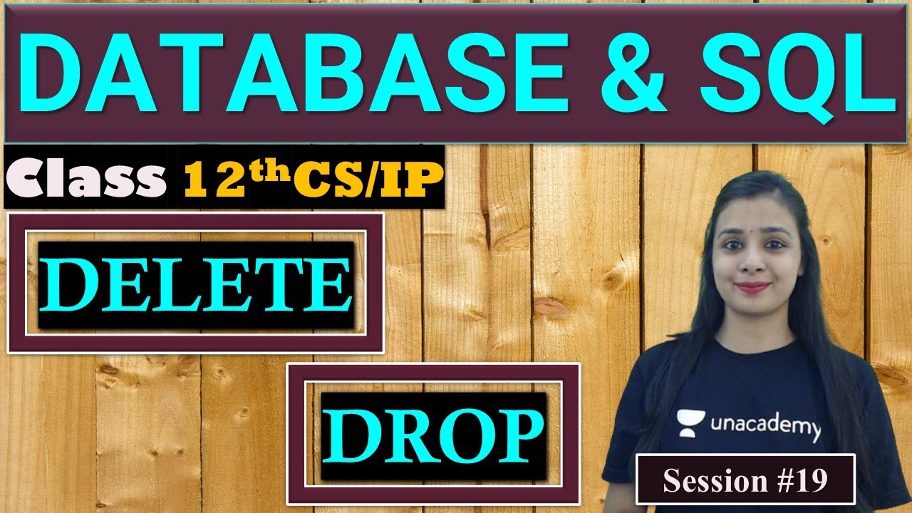 Database And Sql Class 12 Csip Delete Vs Drop In Sql Day 19 1179