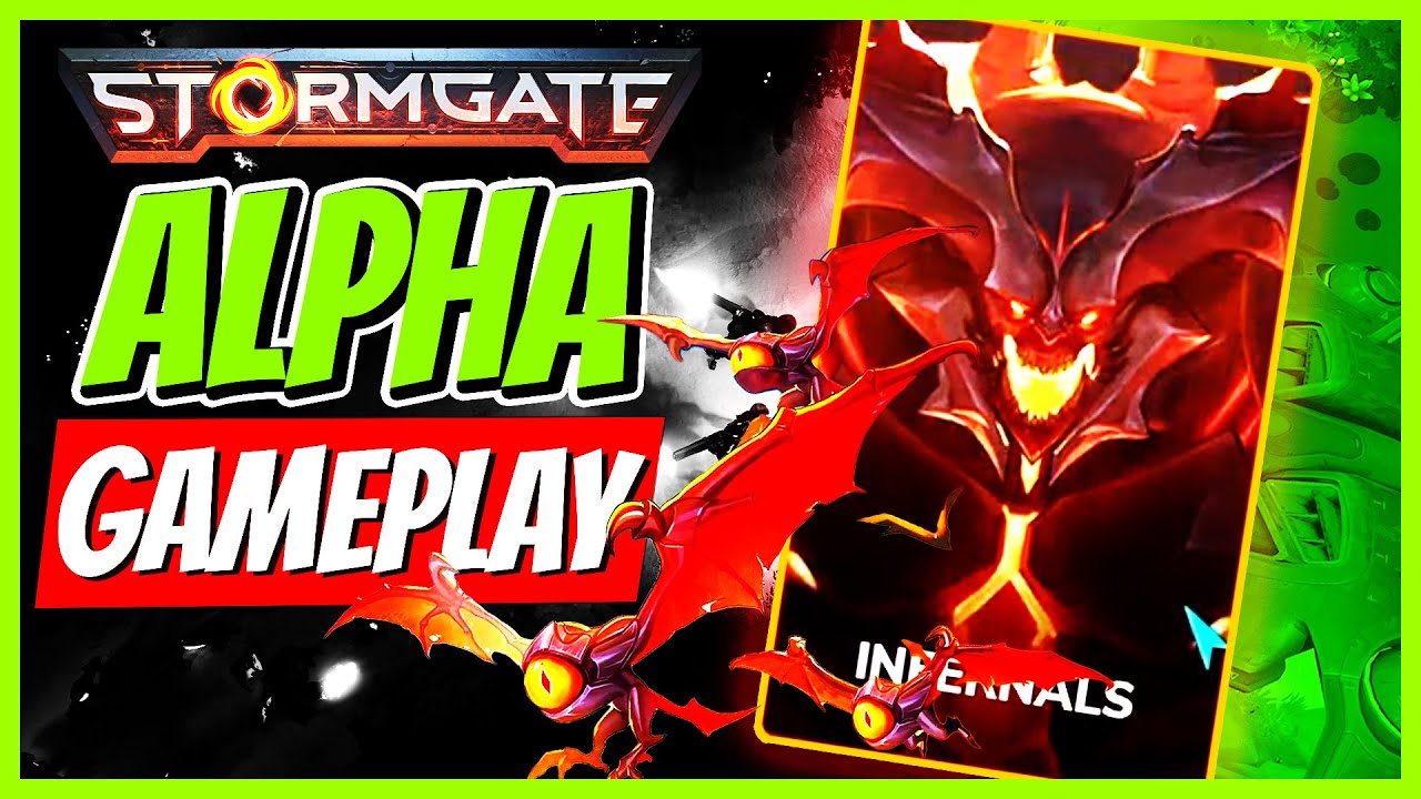 Stormgate Update: NEW Closed Alpha Gameplay and Unit Reveal - YouTube