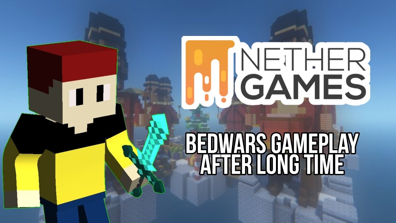 Nethergames Bedwars Gameplay after a long time | Minecraft PE - YouTube