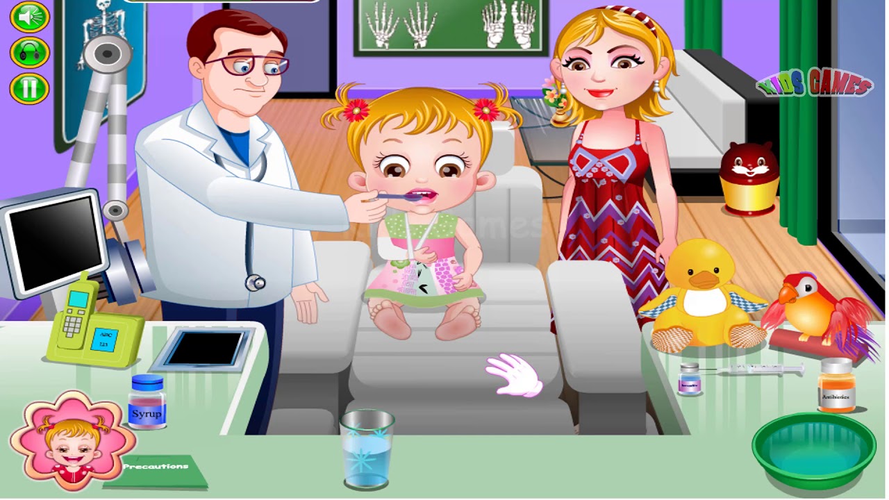 New Baby Hazel Doctor Games For Kids - Baby Hazel Hand Fracture - YouTube