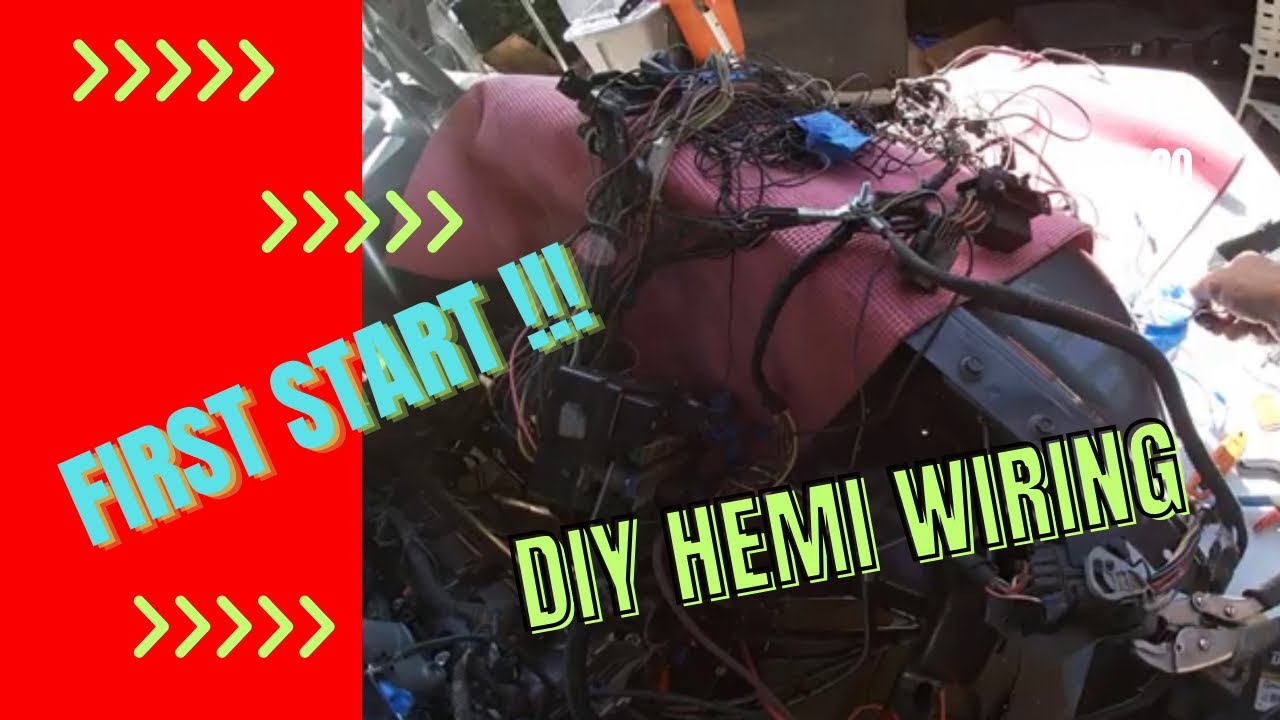 FIRST START: DIY Hemi Swap Wiring 98-03 Durango Dakota part 3 starter ...