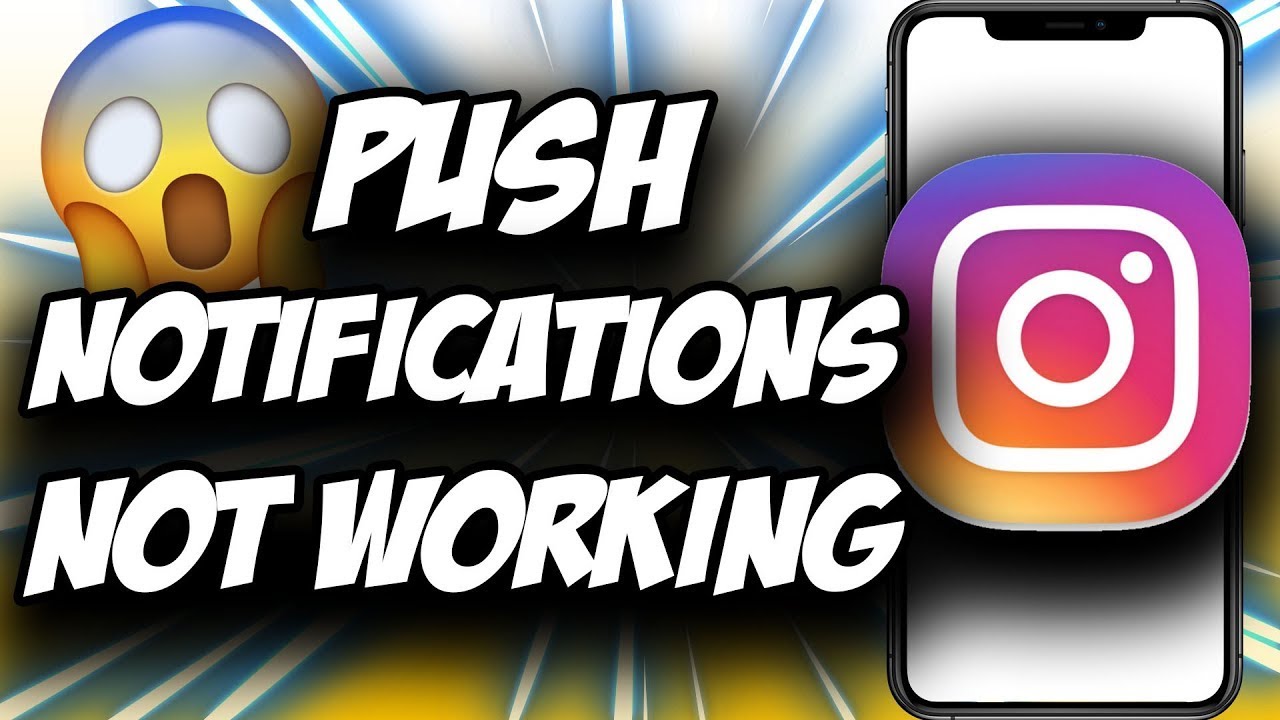 Instagram Push Notifications NOT WORKING in iPhone - YouTube
