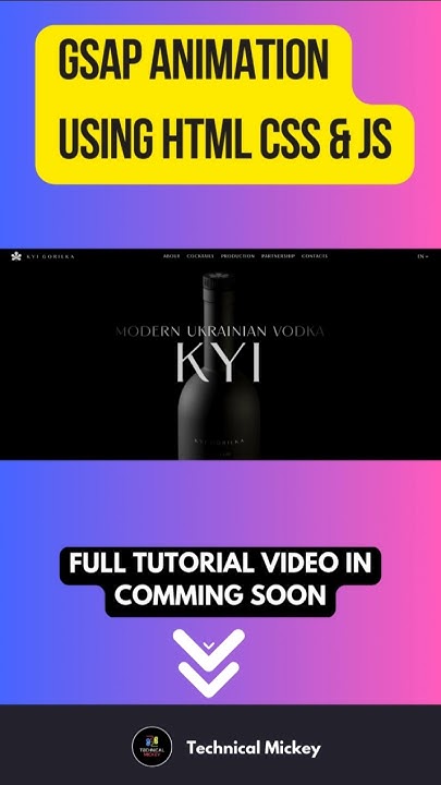 🎬 Master GSAP Animation: Transform Your Web Design with HTML, CSS & JS ...