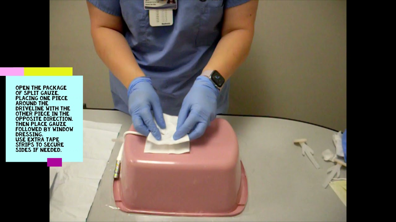 VAD Dressing Video - YouTube