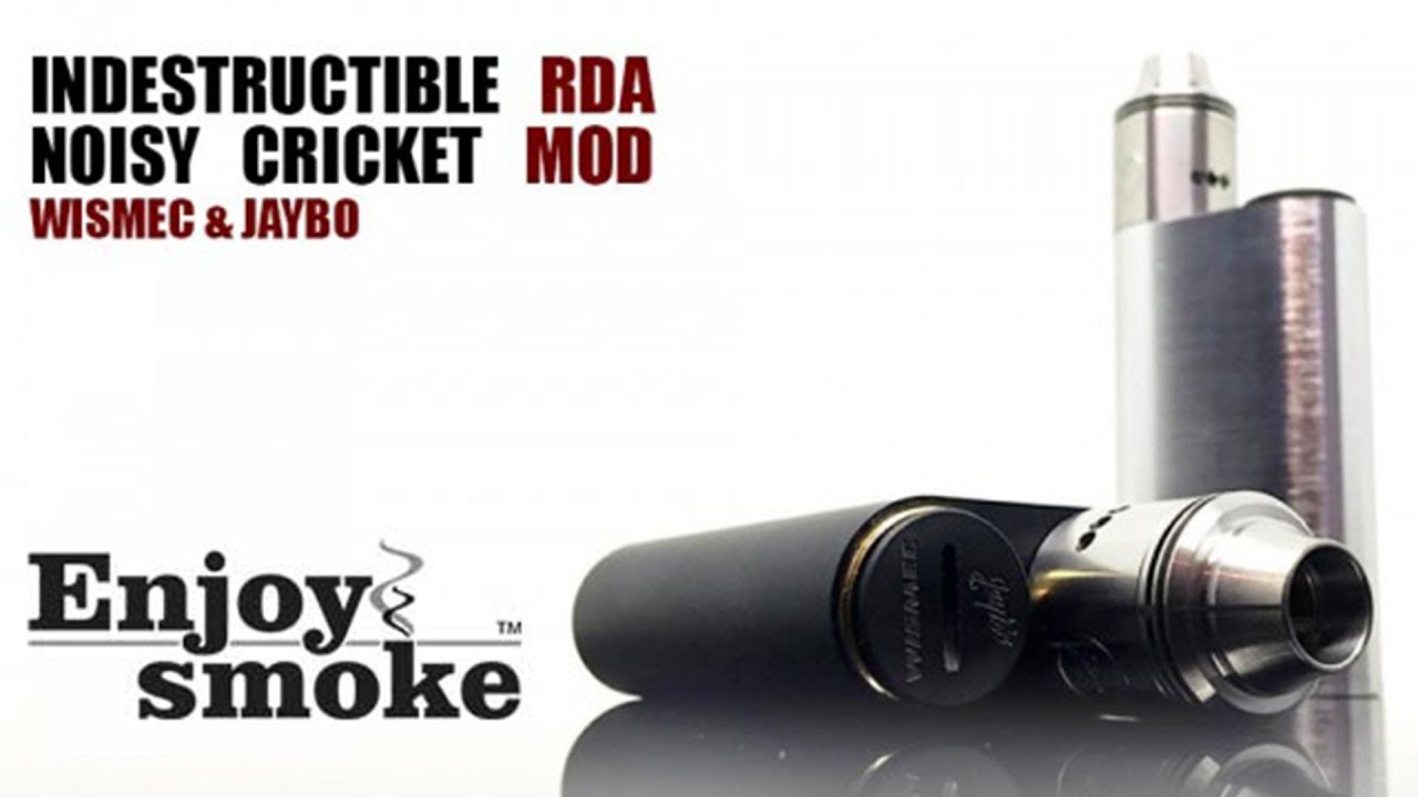 Wismec noisy cricket + Indestructible RDA - YouTube