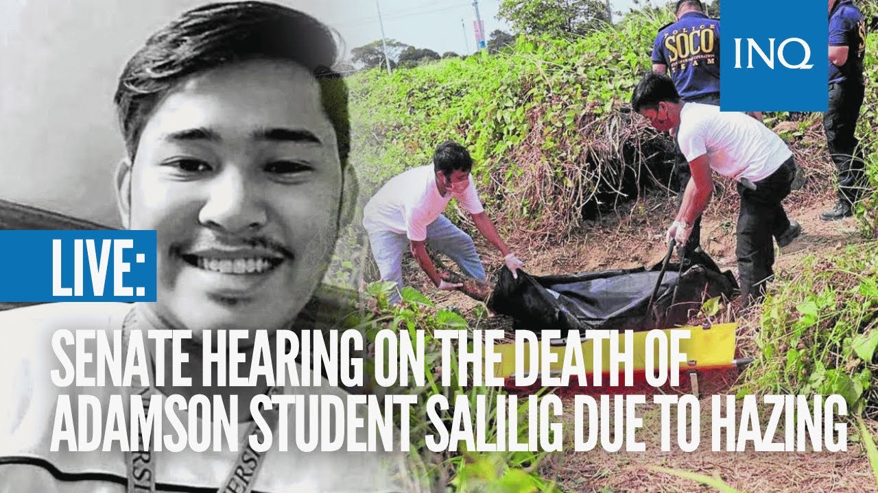 Senate probe on the death of Adamson student Salilig due to hazing ...