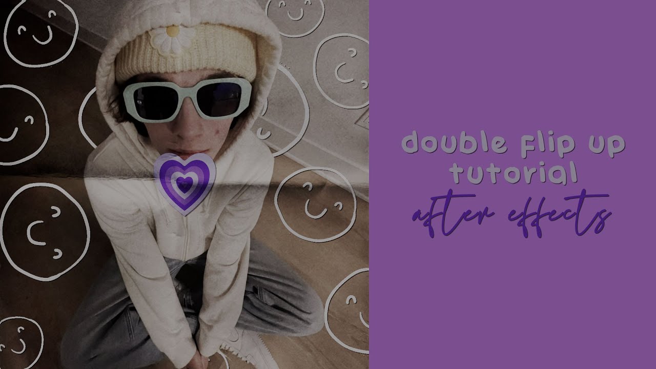 double flip up tutorial | after effects - YouTube