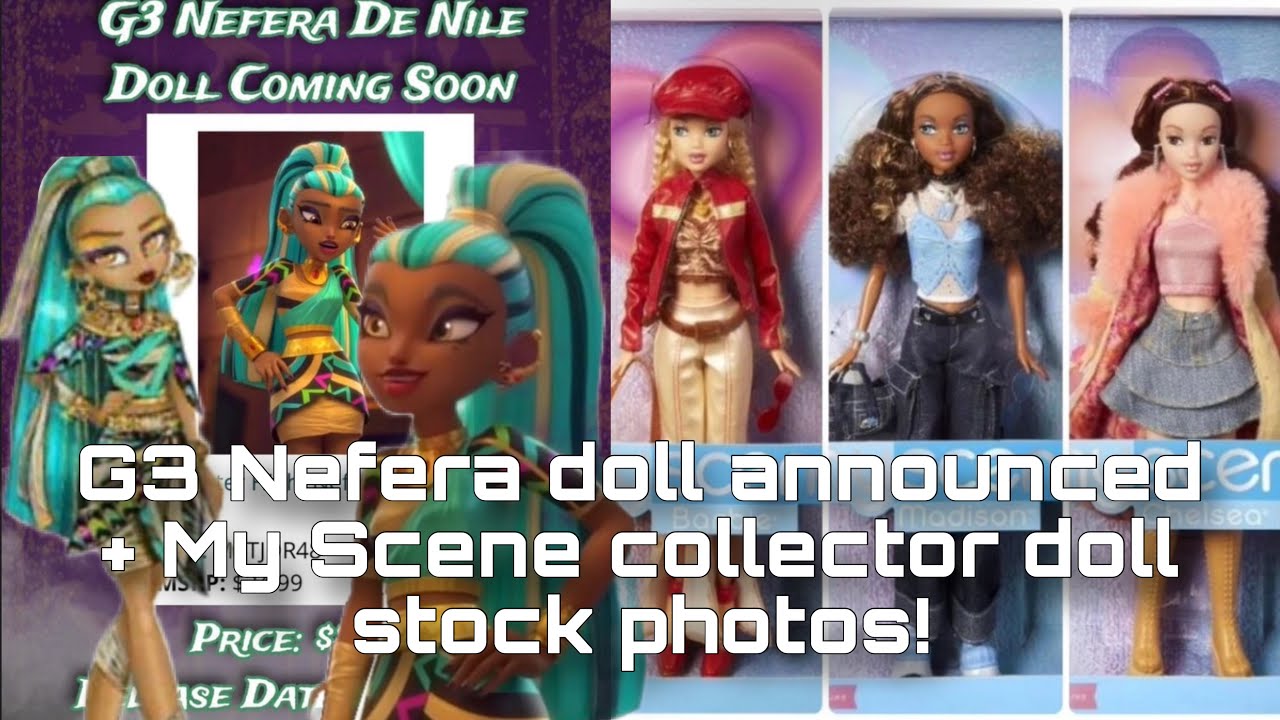 MONSTER HIGH NEWS! G3 Nefera doll announced + play sets and more! +My ...