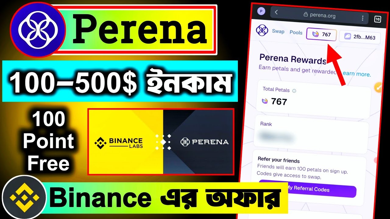 Perena Airdrop কিভাবে কাজ করে | Perena 500$ Income | How To Farm Perena ...