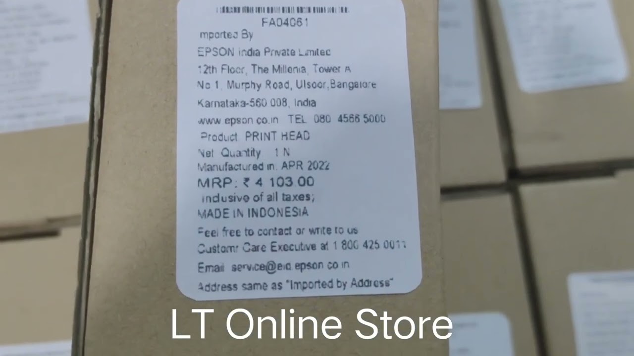 Epson Printhead for L4150, L4156, L4160, L4167, L5190,.. #epson #printhead - YouTube