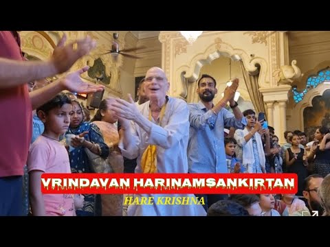 Iskcon Vrindavan || Harinamsankirtan || Hare Krishna mahamantra ...