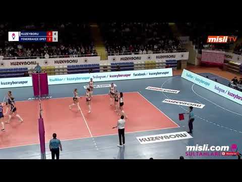 Arina Fedorovtseva | 5 aces against Kuzeyboru SK