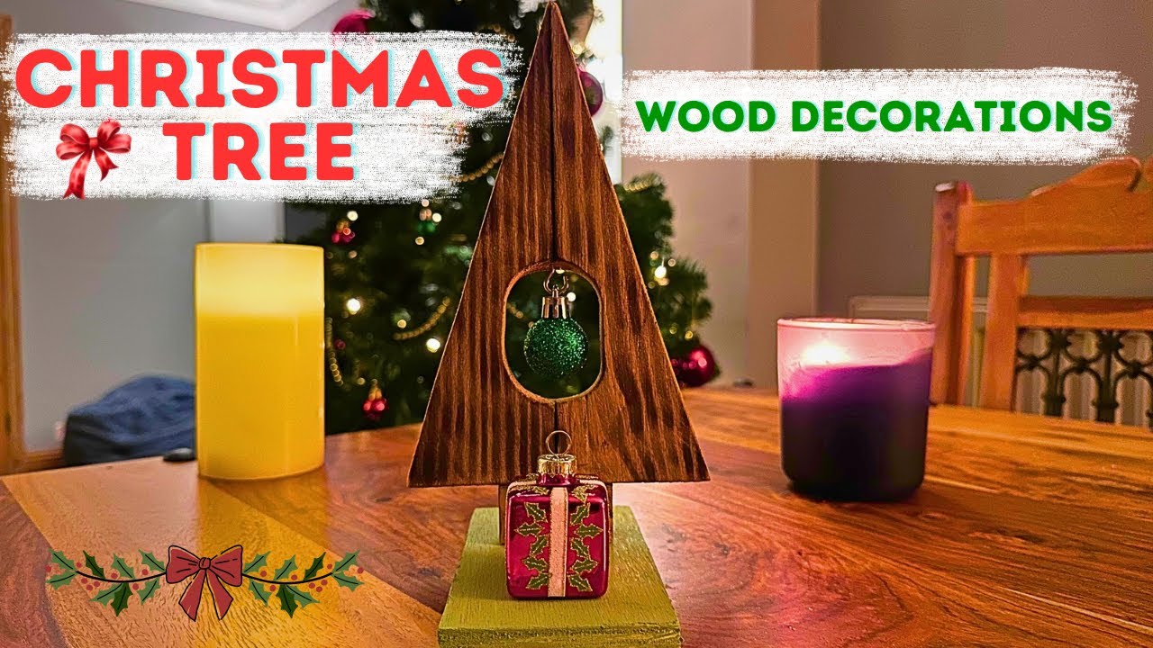 Christmas Tree wood project - YouTube