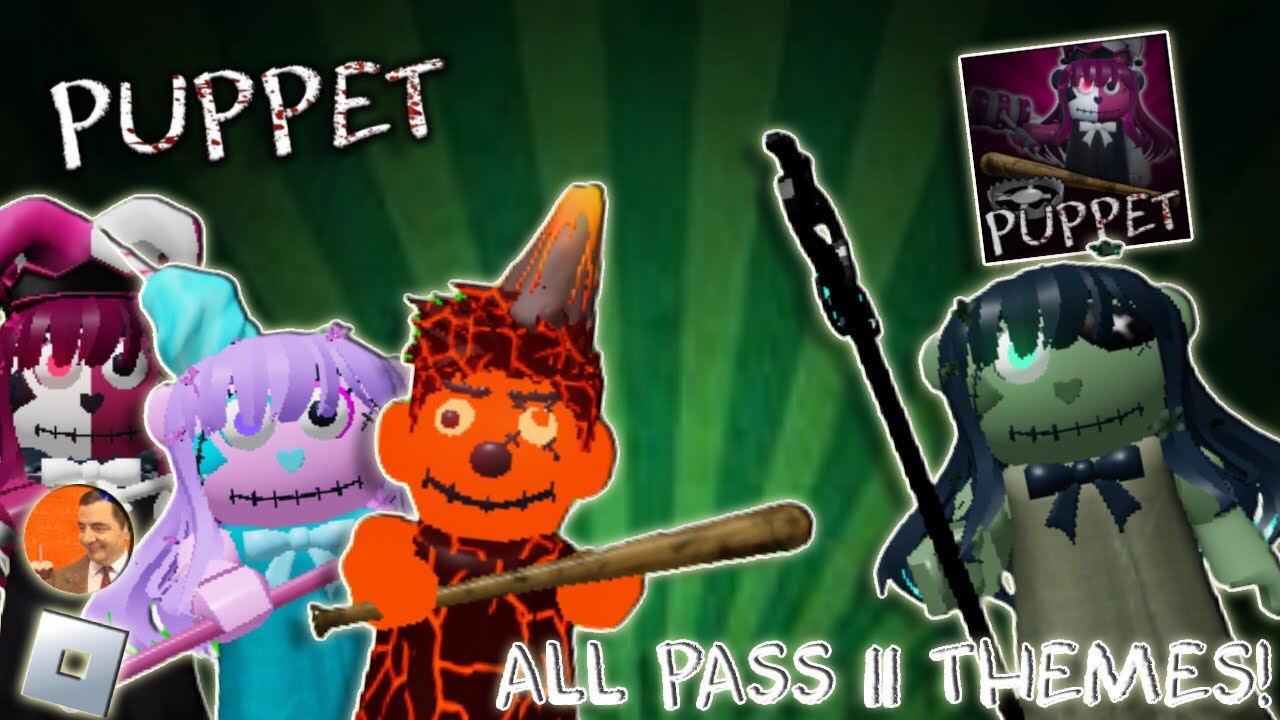 ALL SURVIVOR PASS 11 SKINS THEMES! [ROBLOX PUPPET] 🥇 - YouTube