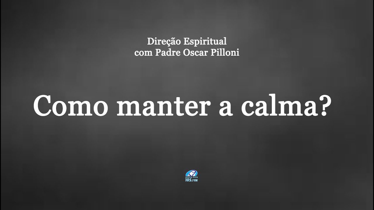 Oração Para Manter A Calma - FDPLEARN