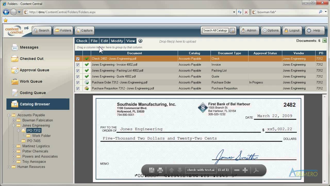 Document Management Software Search and Retrieval - YouTube