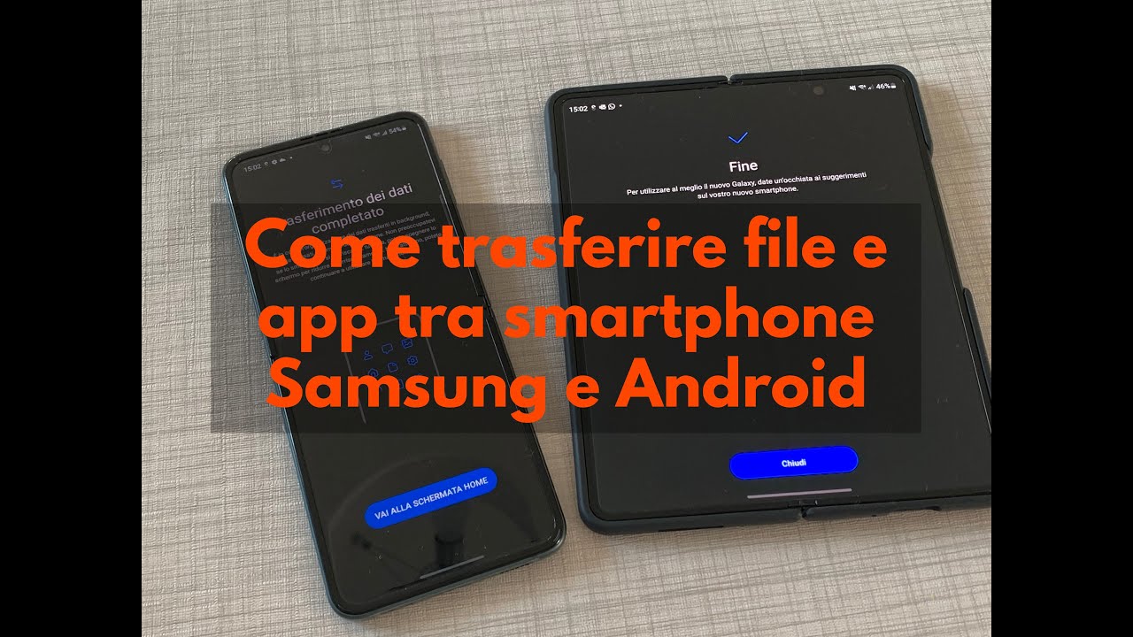Come Trasferire tutti i file, documenti ed app tra smartphone Samsung ...