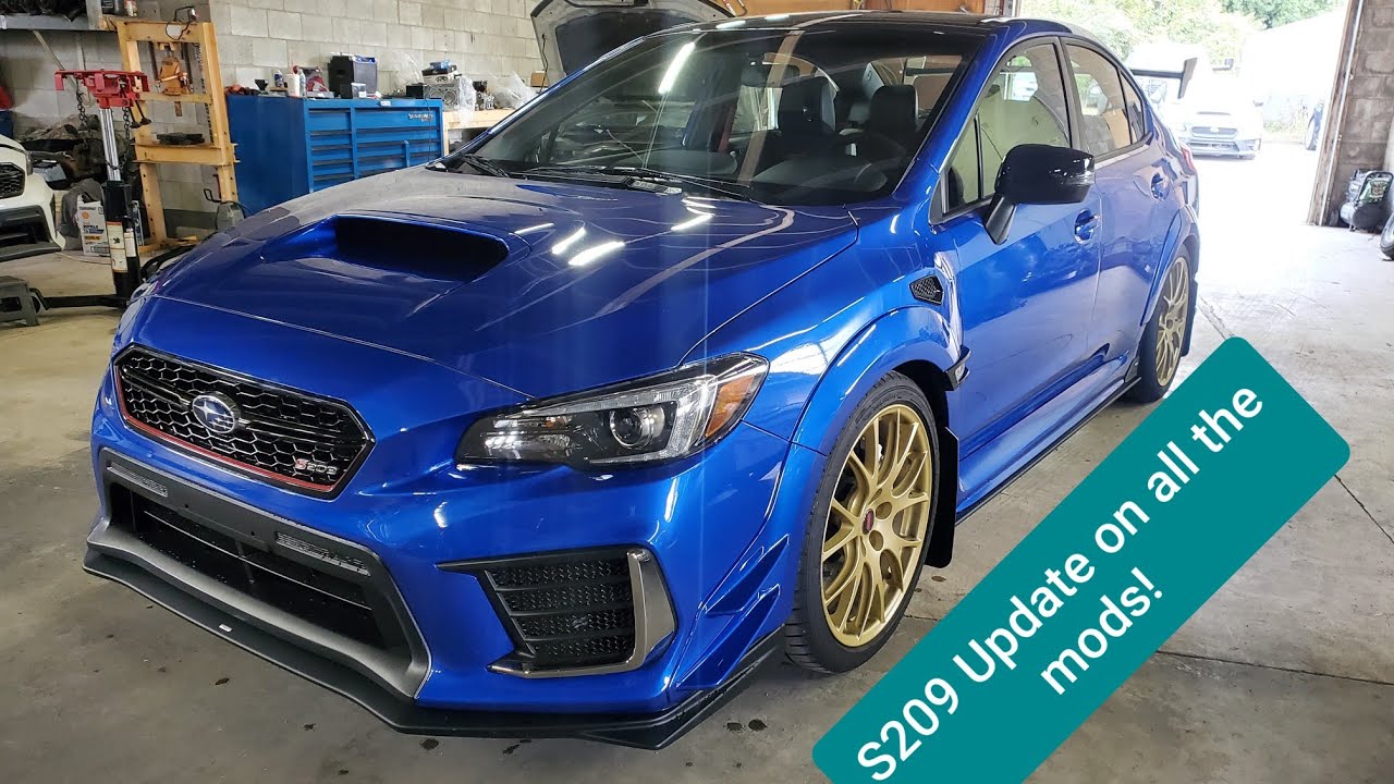 2019 Subaru STI S209 Update On All the MODS!! - YouTube