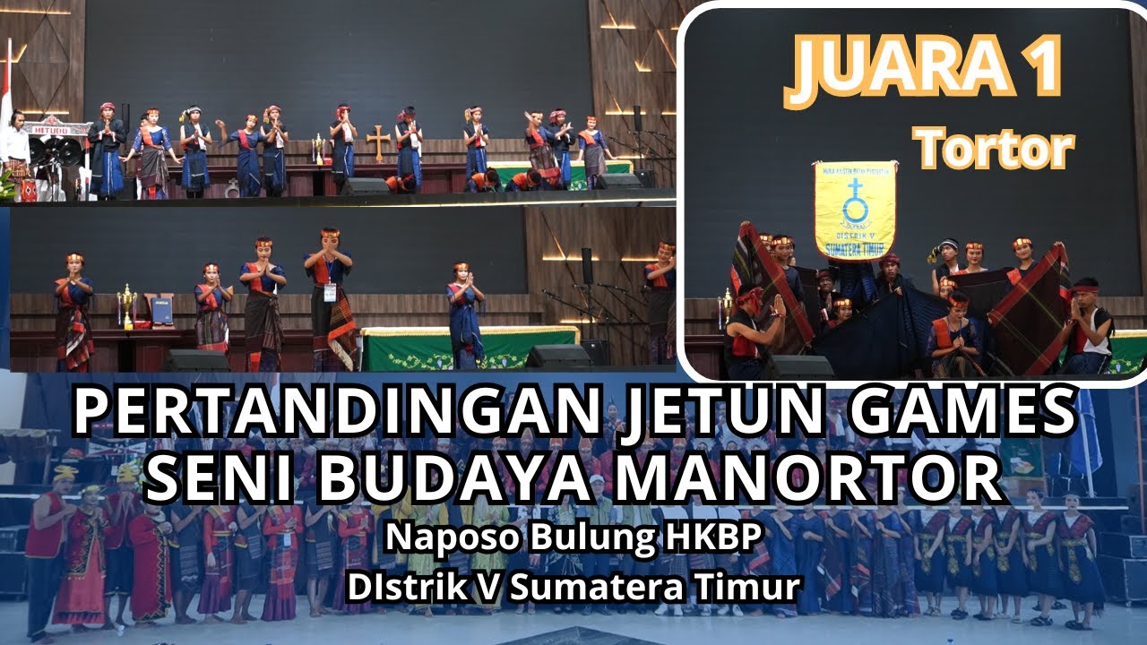 Lomba Tortor Juara 1 | Jetun Games HKBP | Pertandingan Seni Budaya ...