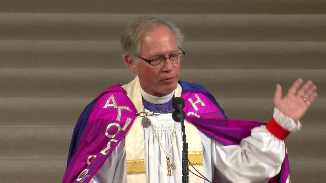 Retired Rev. Marc Handley Andrus speaks at the memorial service for SF ...