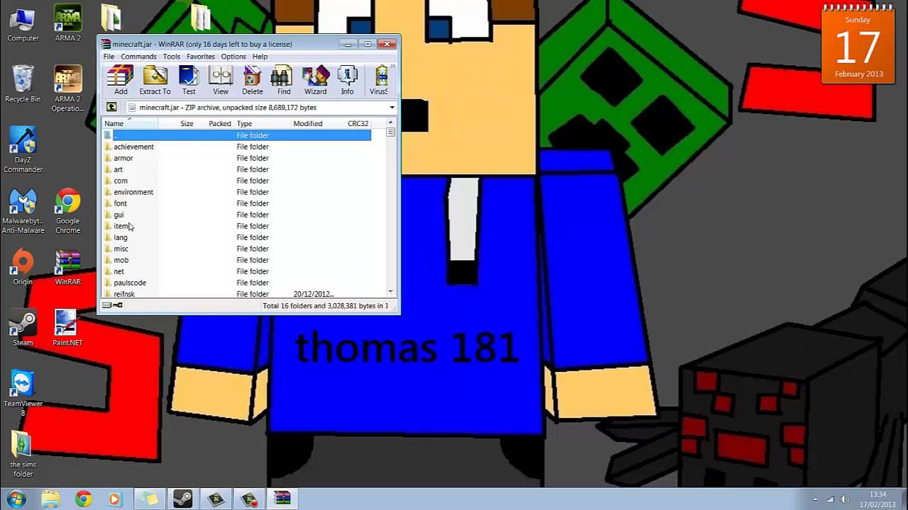minecraft how to put skins on - YouTube