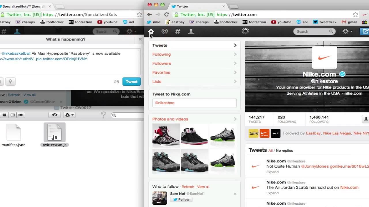 *NEW* FASTEST Nike Bot W/ Twitter Scanner UPDATED - YouTube