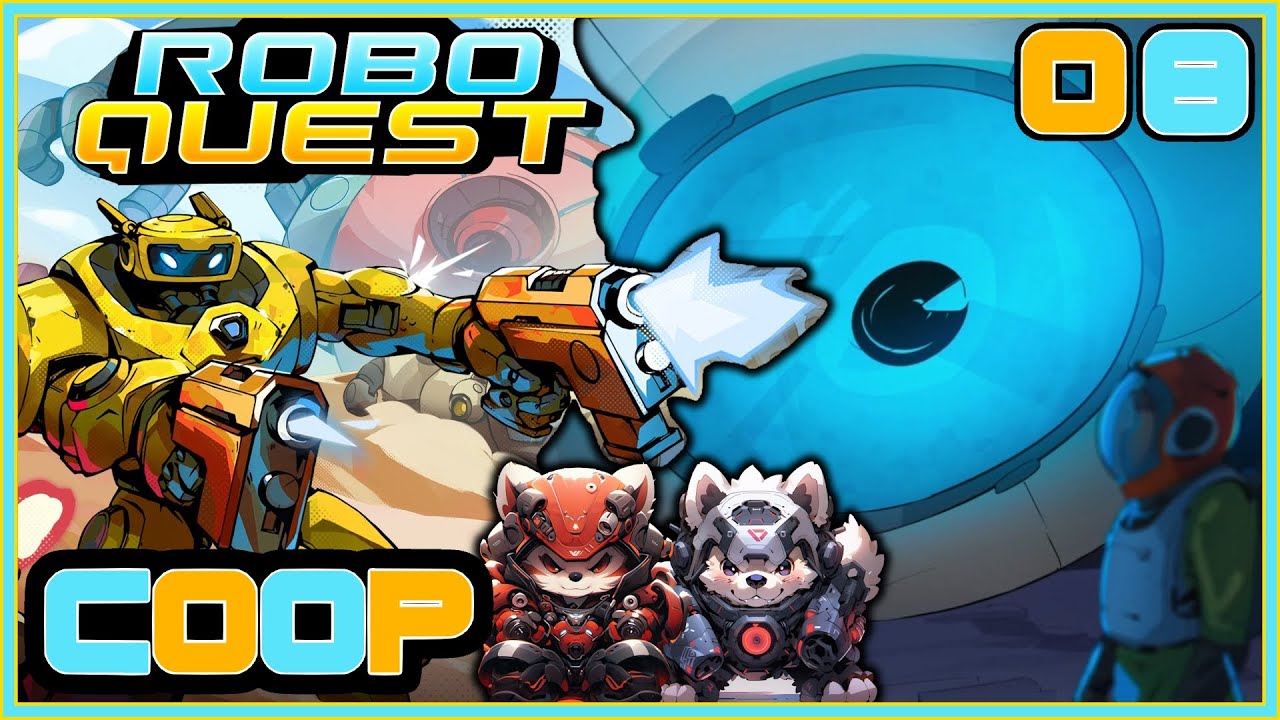 🤖🤖 1ère rencontre avec IRIS #08 [Coop][Roboquest][Let's Play] - YouTube