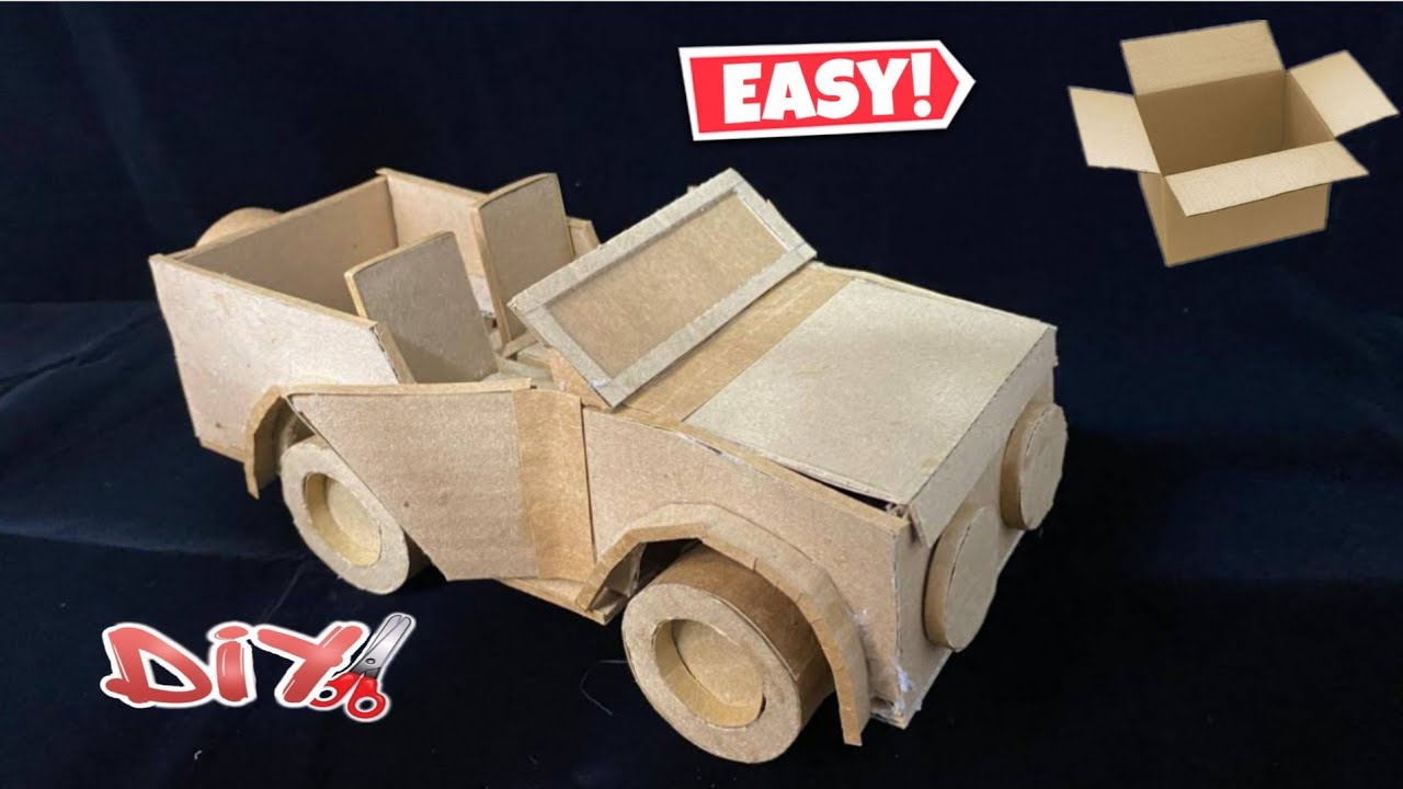 HOW TO MAKE CAR FROM CARDBOARD || - YouTube