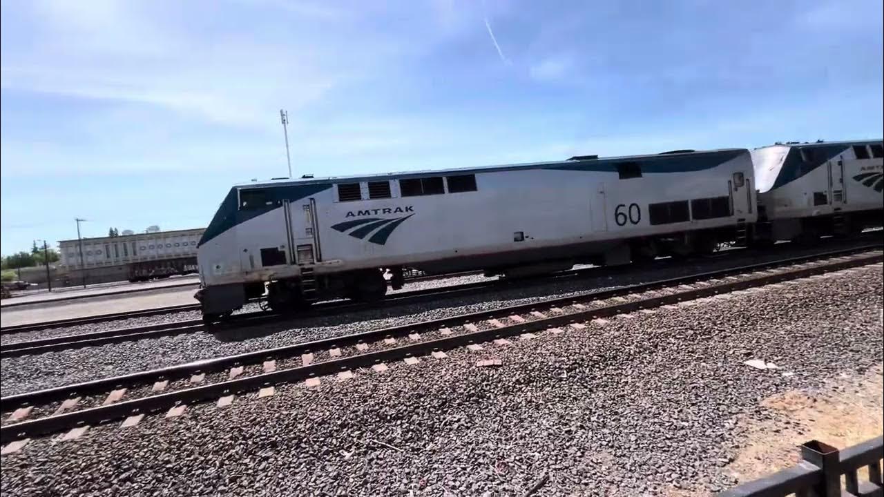 Amtrak 6 California Zephyr ON THE UP Roseville Subdivision In Roseville Heading towards Donner ...