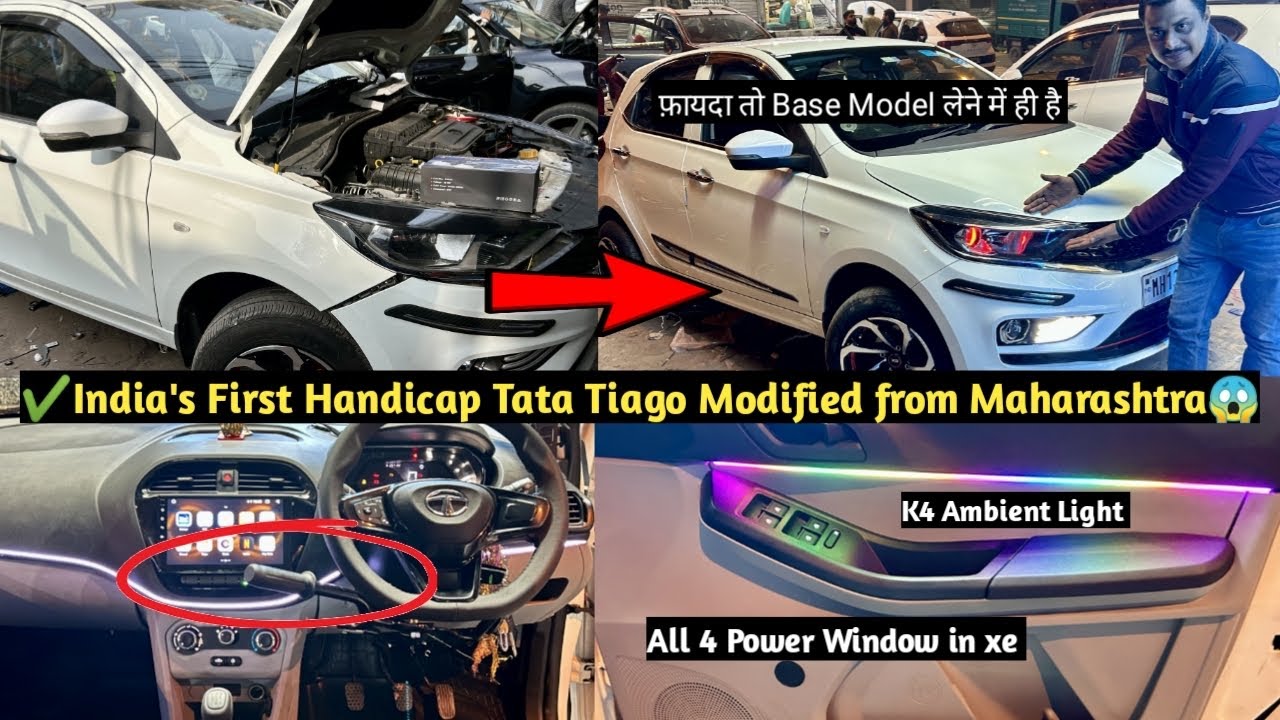 2024 Tata Tiago Xe Handicapped Modified From Maharashtra Tiago modified ...