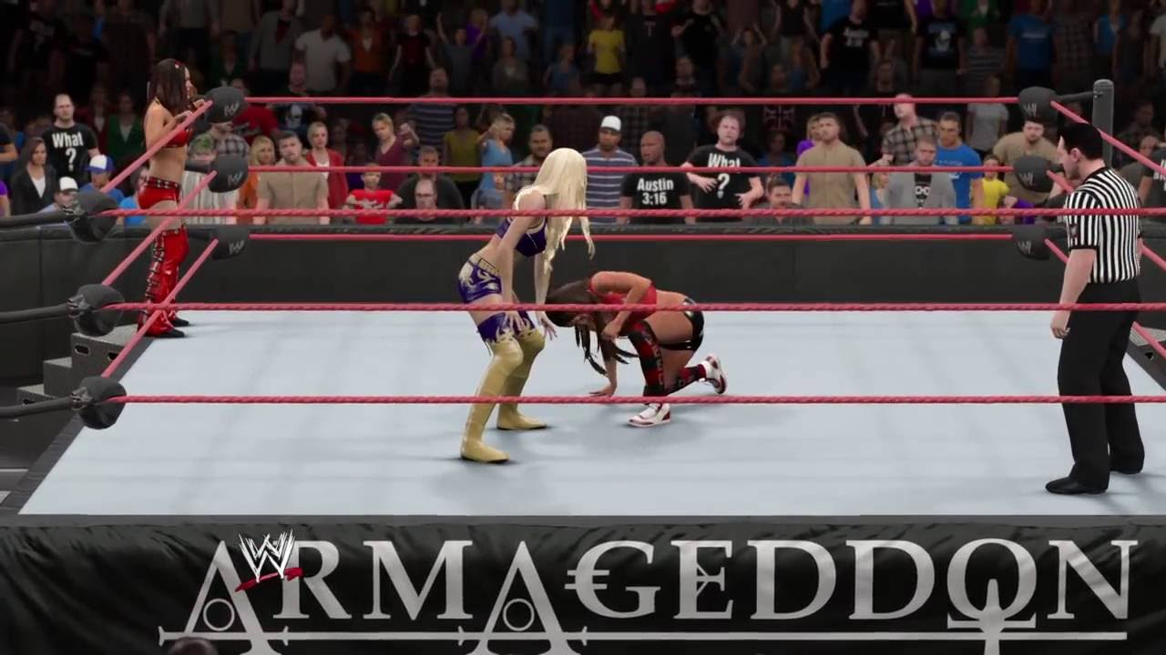 WWE 2K15 The Bella Twins Vs Natalya & Summer Rae Tag Team Match - YouTube