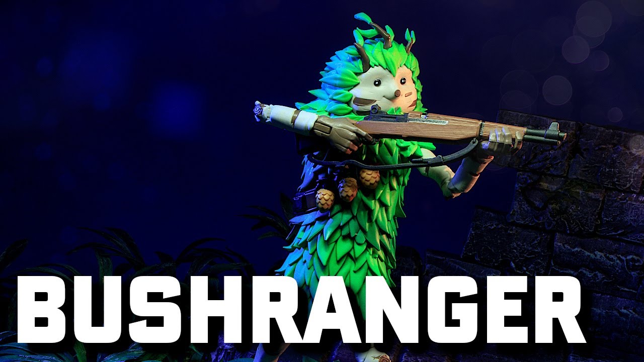 Fortnite - Bushranger - Hasbro Action Figure Review - YouTube