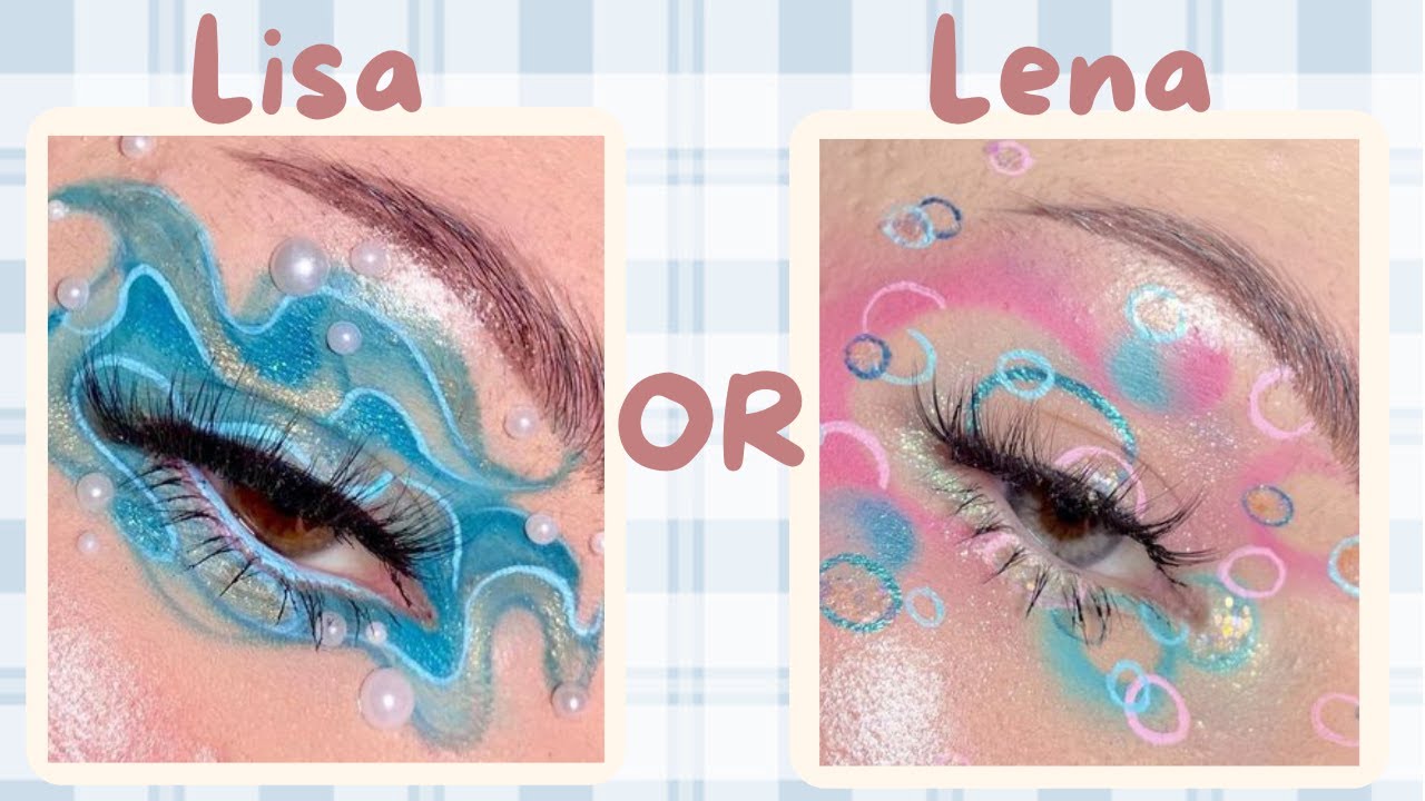 Lisa or Lena (eye makeup edition) - YouTube