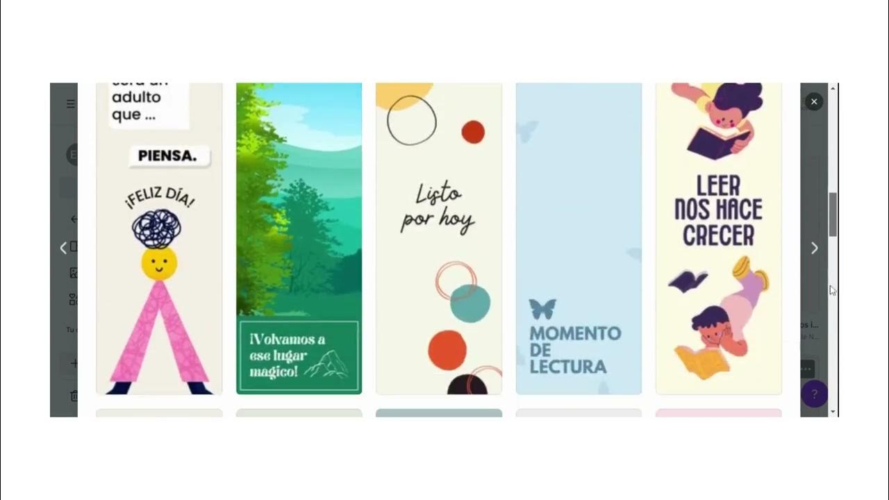 como hacer SEÑALADORES / separadores para LIBROS CANVA - YouTube