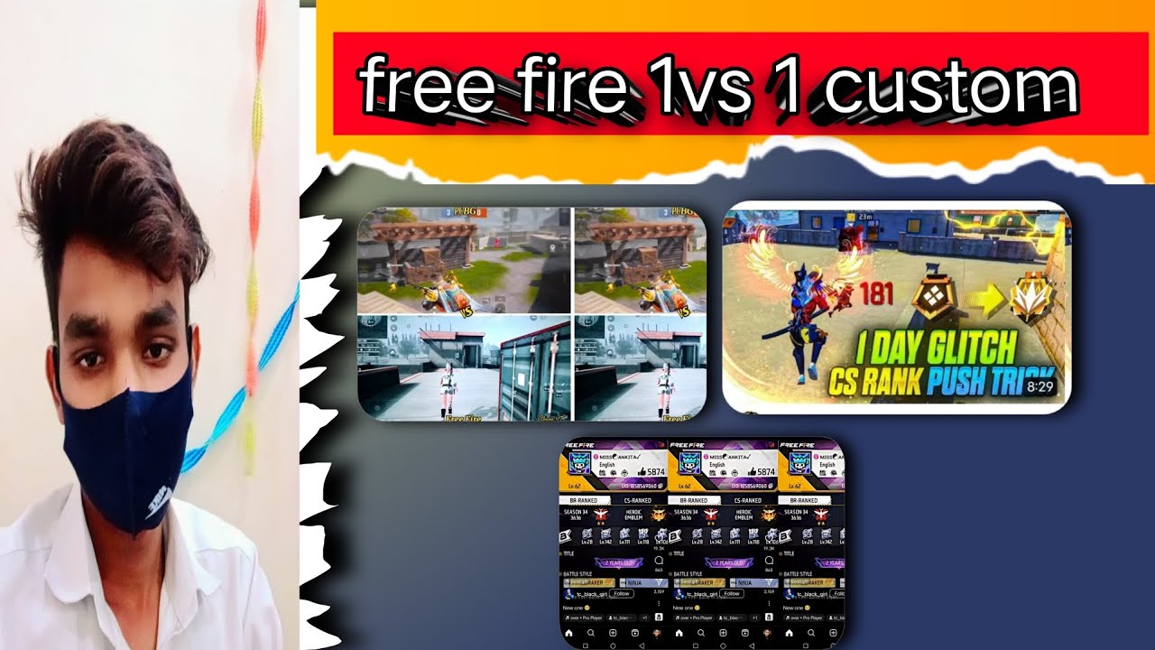 free fire 1vs1 custom # viral#freefire - YouTube
