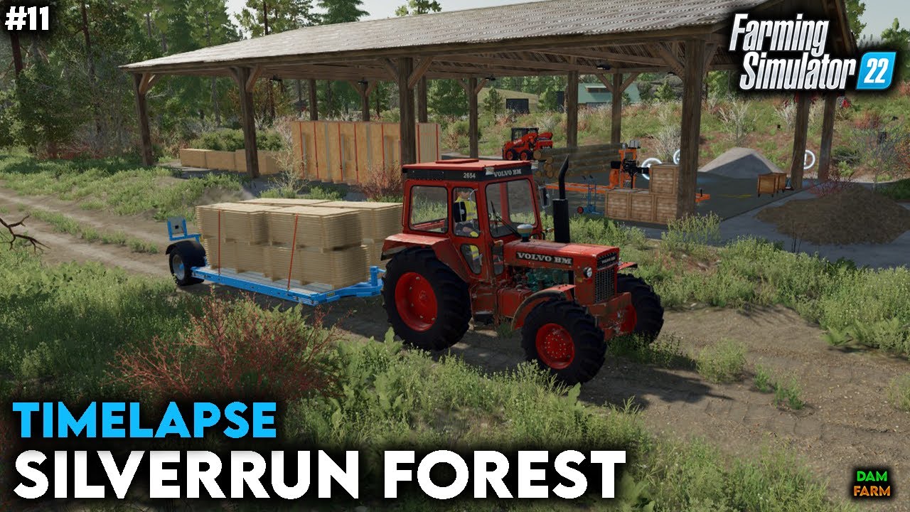 Sale of long boards, felling trees & contracts - FS22 Timelapse ...