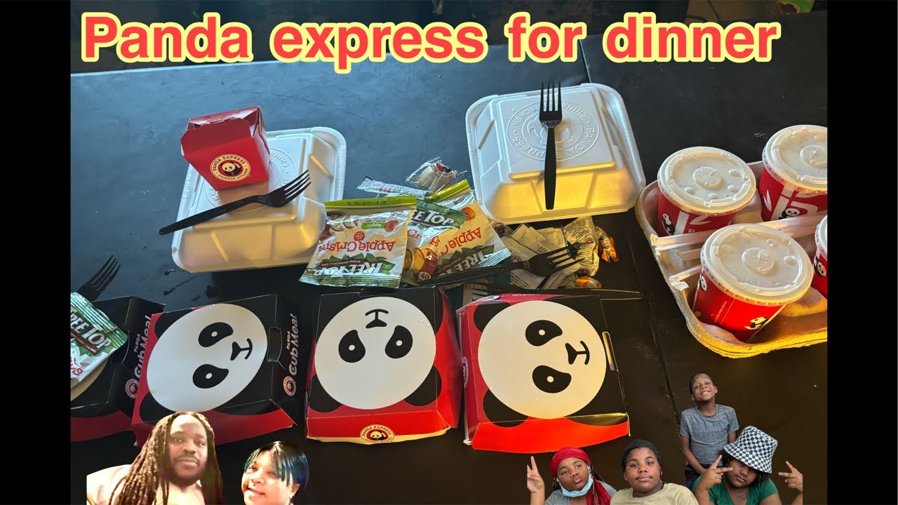 Panda express for dinner - YouTube