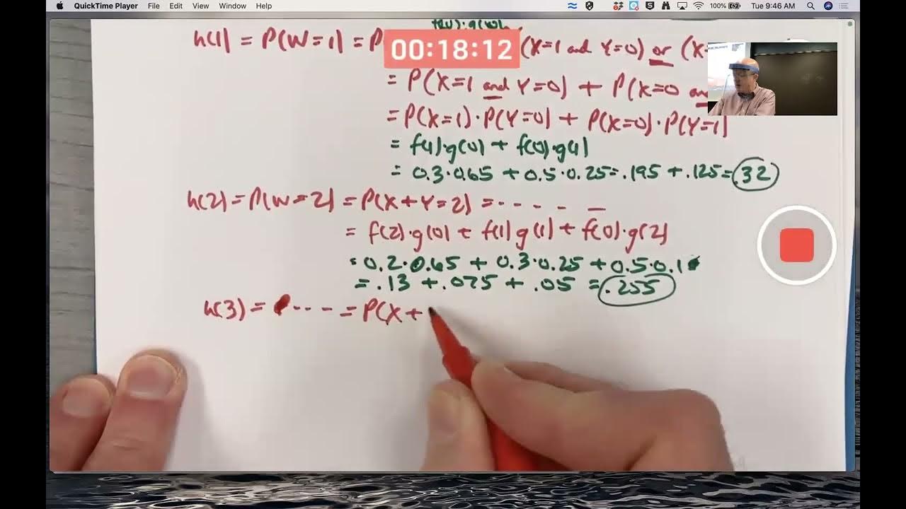 Discrete Convolution Examples (Sum of Random Variables) Compare w ...
