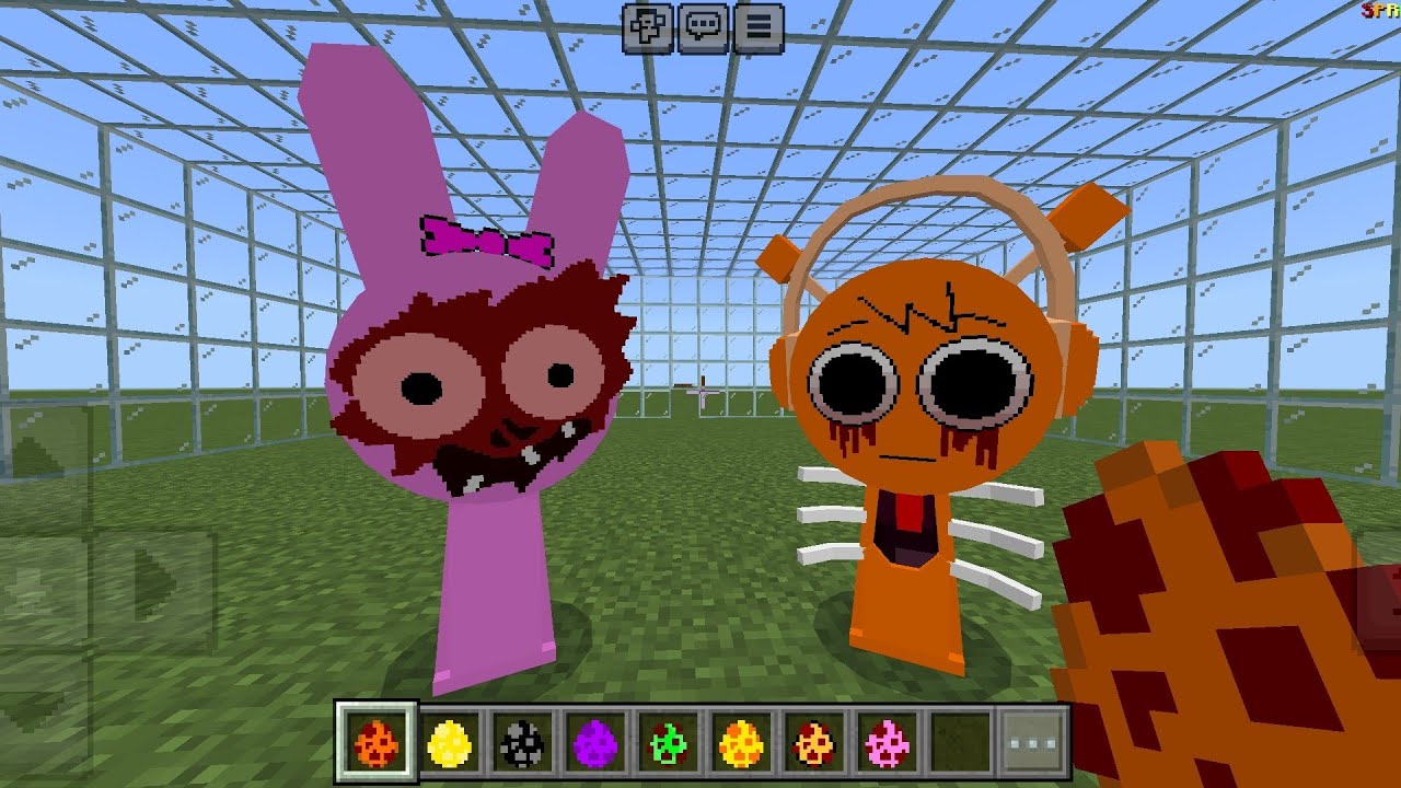 Realistic Horror Sprunki ADDON for Minecraft PE - YouTube