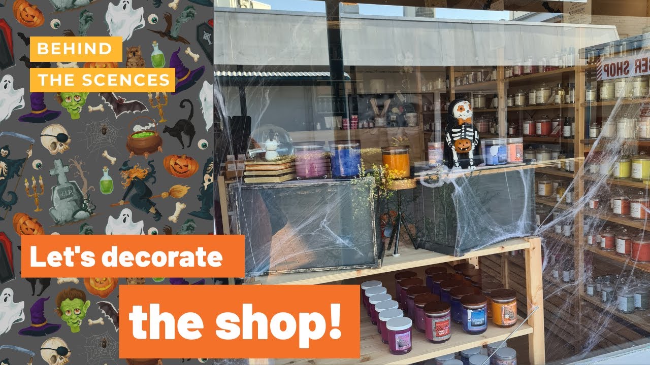 Let's decorate the Shop for Halloween PLUS what goodies are in store ...