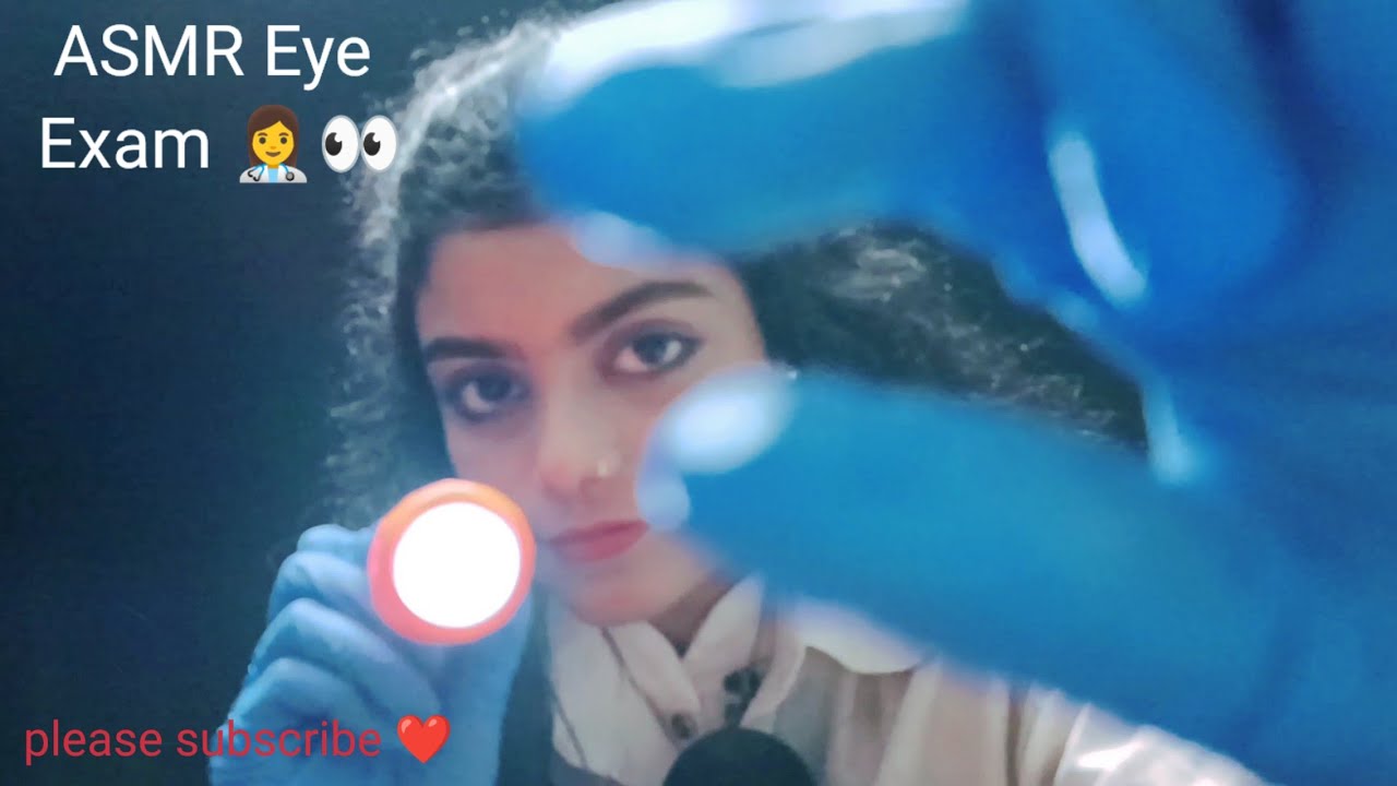 ASMR Eye Exam👩‍⚕👀 - YouTube