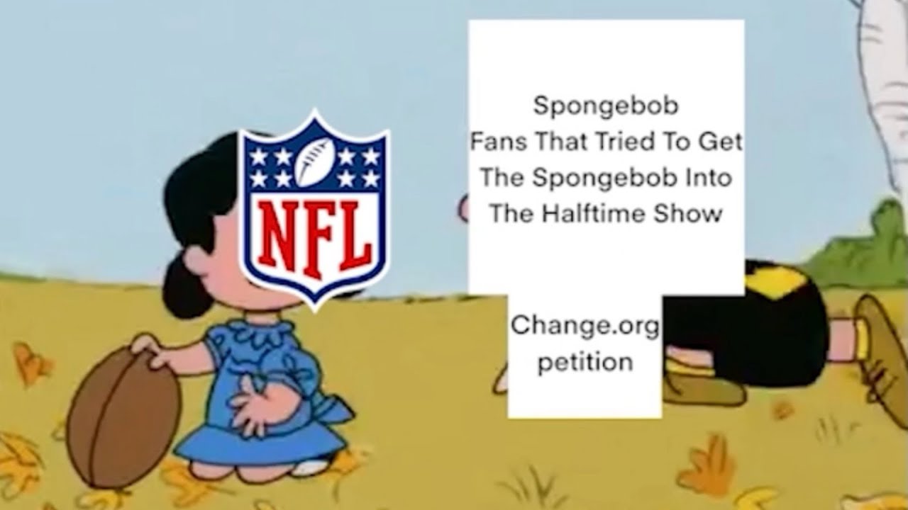 SpongeBob's Cameo In The 2019 Halftime Show In a Nutshell - YouTube