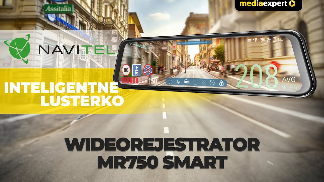 Wideorejestrator NAVITEL MR750 Smart | Wideoprezentacja - YouTube