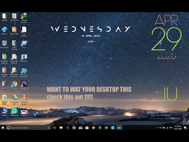 Rainmeter Visualizer Full Screen By Hitbit Pa Youtube