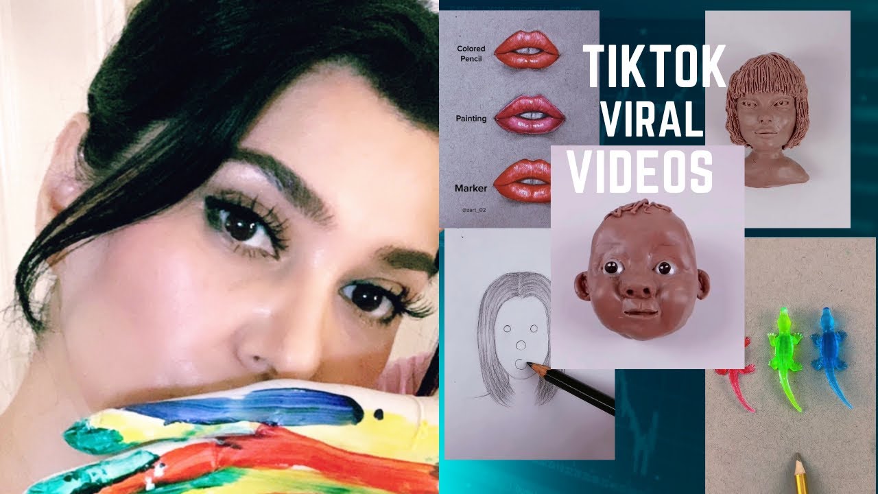 Part-1, Viral Videos/Drawing Painting Technique,Sculpting Ideas - YouTube