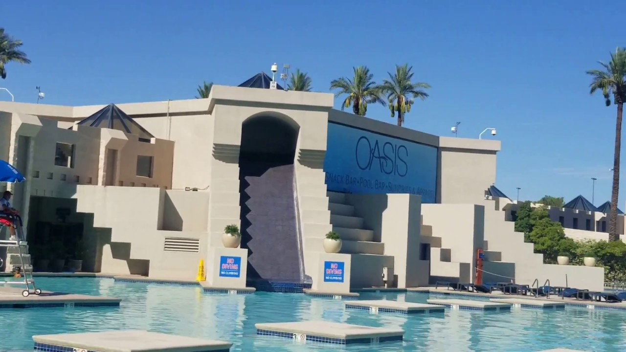 Strolling Through The Luxor, Swimming in the Oasis Pool - YouTube