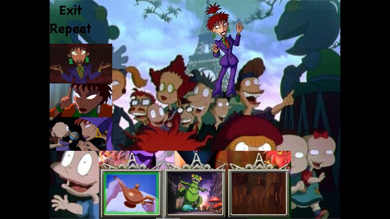 Rugrats In Paris The Movie Wheel Of Misfortune Villains Game Coco ...